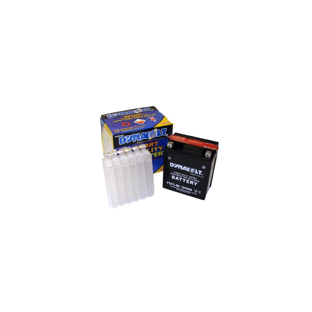 Купить аккумулятор YTX7L-BS ”Dynavolt DTX7L-BS”, необслуживаемый, 12B